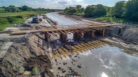 Contemporary River Crossing Bridge Construction With Innovative Design