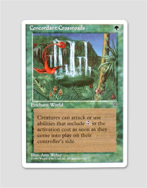 Concordant Crossroads Regular From Chronicles Chr Mtg Proxy Magic