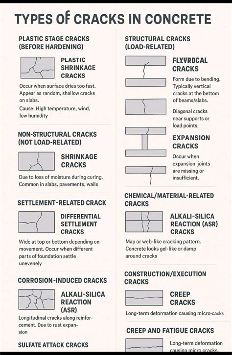 Types Of Concrete Cracks Causes And Classification Umair Aqeel