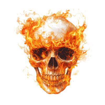 Flaming Skull Pngs For Free Download