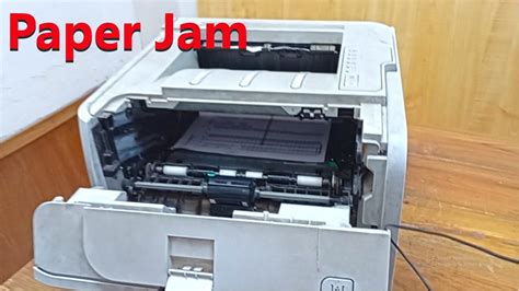 How To Fix Paper Jam Problem Hp Laser Jet 2035 Printer Youtube