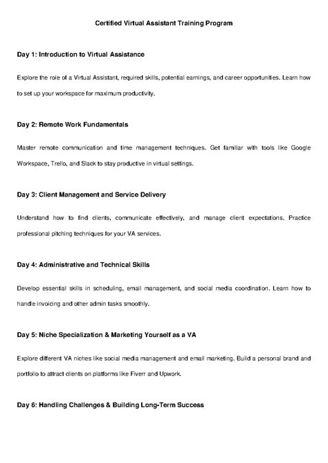 Certified Virtual Assistant Training Program Learn How To Set Up Your Workspace For Maximum