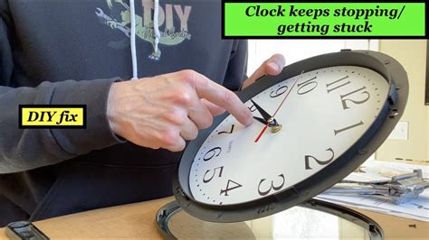 Clock Hand Stoppingkeeps Getting Stuck Diy Fix Youtube