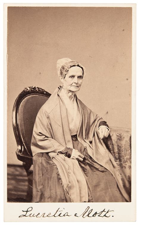 Lucretia Mott Signed Photograph Rr Auction