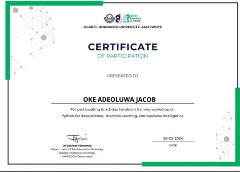 Python Dataanalysis Continuouslearning Olabisionabanjouniversity Adeoluwa Jacob Oke