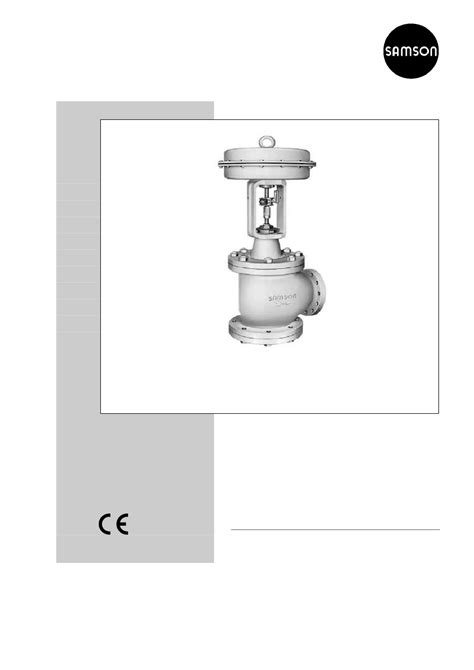 Руководство по эксплуатации Оборудование Samson 3256 7 Регулирующий клапан