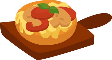 Mini Pizza Illustration Vector On White Background 13801974 Vector