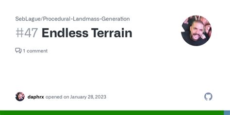 Endless Terrain · Issue 47 · Seblagueprocedural Landmass Generation