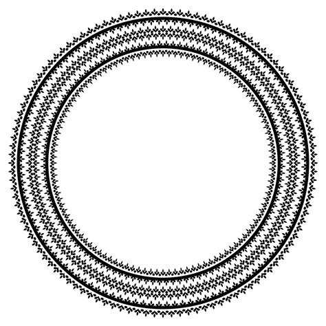 Decorative Arabic Border With Ornamental Frame Style 55982153 Png