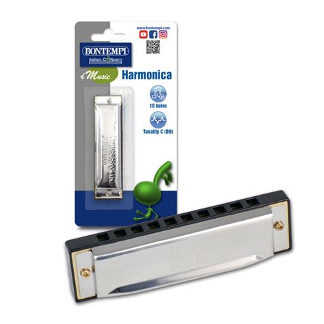 Bontempi Metal Harmonica 10 Notes 30 1020 King Of Toys Online