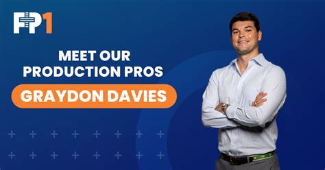 Meet Our Production Pros Graydon Davies Fp1 Strategies