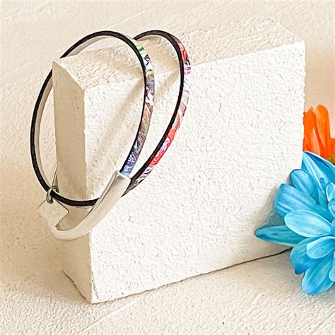 Dreamy Limited Edition Leather Bracelet Diana Kauffman Designs