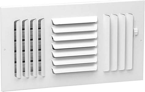 Hvac Premium 16 X 6 3 Way Fixed Curved Blade Air Supply Diffuser