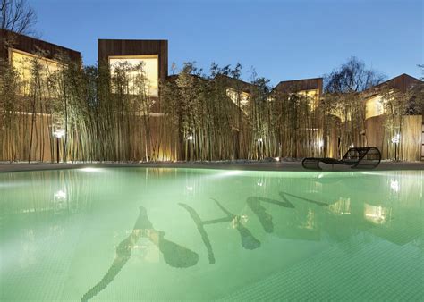 Elevation Workshops Wooden Cabins Surround Beijing Spring