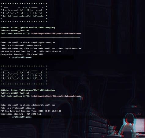 Protintelligence Python Based Protonmail Osint Analyzer