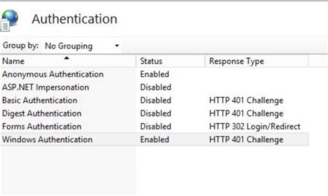 Windows Authentication