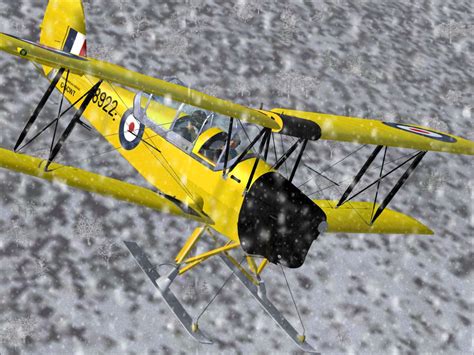 Just Flight Tiger Moth Float And Ski Double Pack