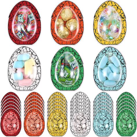 Supervitae 30 Pack Dinosaur Eggs Candy Card With Clear