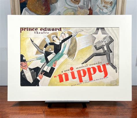 Fraser Eric 1902 1984 A Poster Design For ‘nippy At The Prince Edward Theatre Old