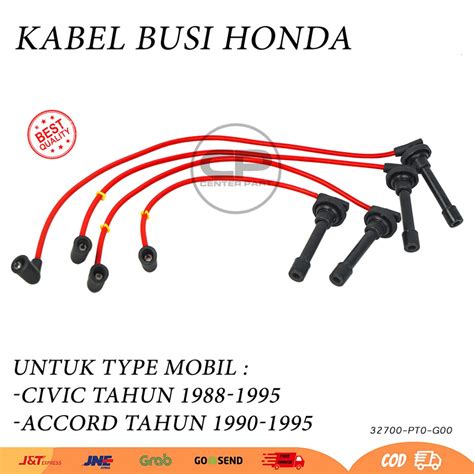 Spark Plug Cord Cable High Tension Cord Honda Civic Nouva Nova Lx Grand