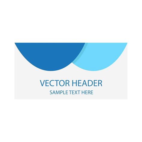 Header Template Illustration 38041513 Vector Art At Vecteezy