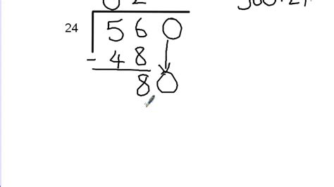 Standard Written Method For Division Youtube