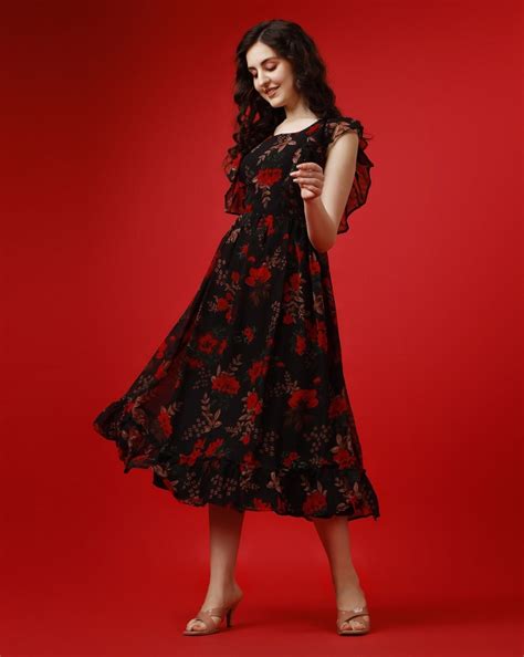 Red And Black Dresses For Women Red Black Dress United Kingdom