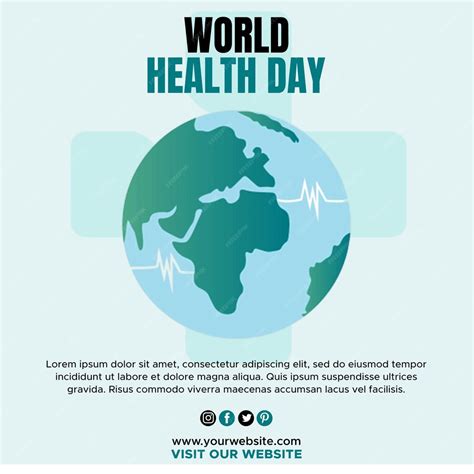Premium Psd World Health Day Social Media Post Template Psd