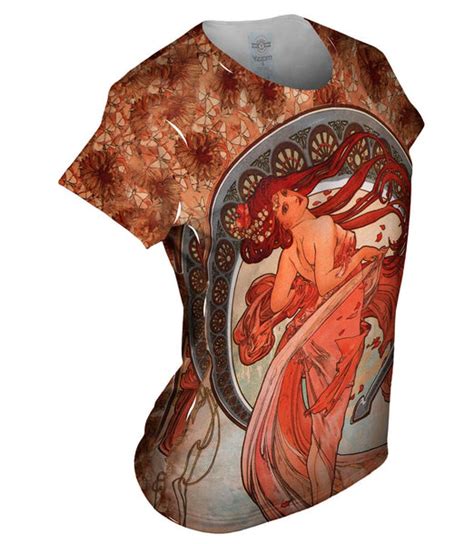Alphonse Mucha Dance 1898 Womens Top Yizzam