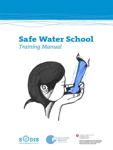 Safe Water School Training Manual Pdf Diarrhea Water Purification