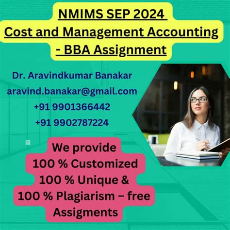 Nmims Sep 2024 Cost And Management Accounting Bba Assignmentpdf Education