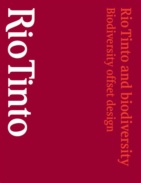 Biodiversity Offset Design