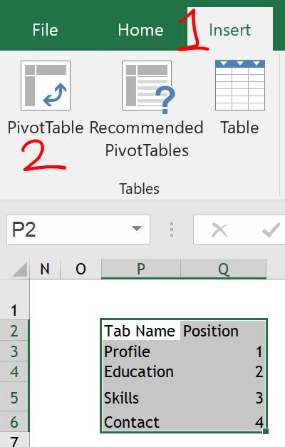 The Making Of An Interactive CV In Excel Wmfexcel