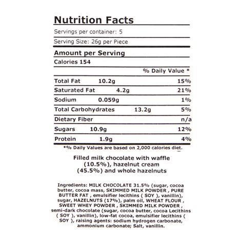 Kinder Duplo Chocnut Candy Bars 5 Pack World Market