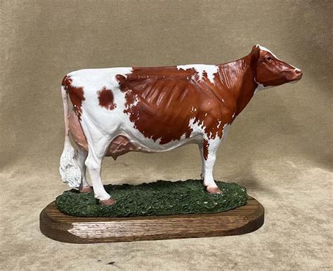 Red And White Holstein Cow Cow Figurine Livestock Awards