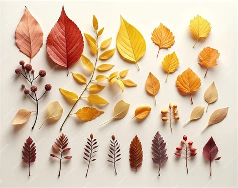 Premium Ai Image Autumn Leaf Compilation Background Fall Leaf Assortment