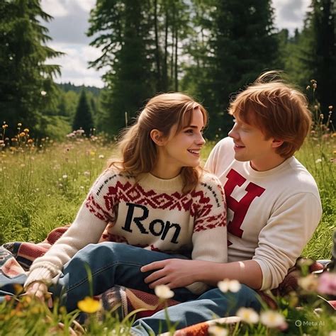 Ron And Hermione Out On A Date In 2025 Hermione Ron And Hermione