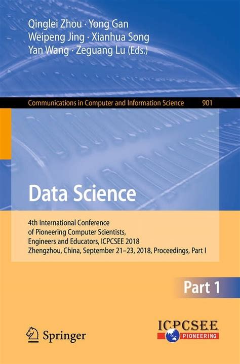 Communications In Computer And Information Science Data Science 4th