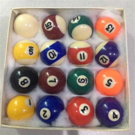 Jual Bola Biliard Mini Size Bola Billiard 38mm Shopee Indonesia