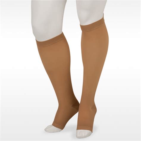 Juzo Basic Knee High 30 40mmhg Open Toe Iv Black Walmart Business