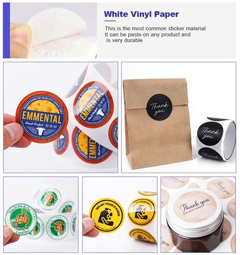 Personalized Product Custom Round Stickers Durable And Waterproof