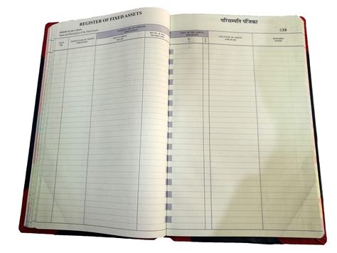 Fixed Assets Register