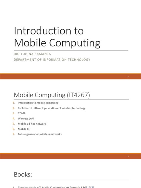 Mobile Computing Intro To Mc Pdf Cellular Network Computer Network