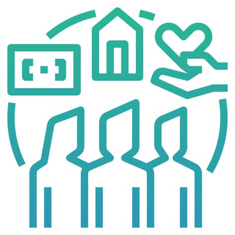 Welfare Generic Gradient Icon