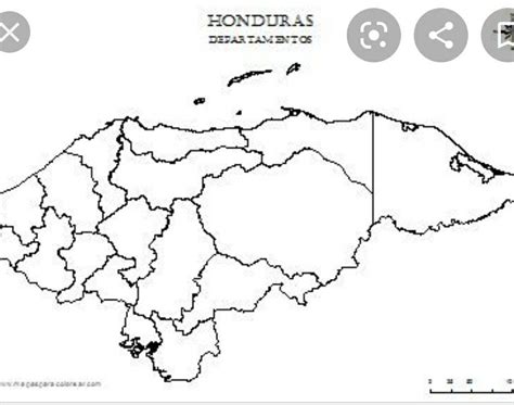 Mapas De Honduras Para Colorear Artofit