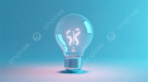 파란색 배경에 전구 파스텔 배경에 3d 파란색 전구 창의적인 아이디어 램프를 위한 3d 렌더링 고화질 사진 사진 배경