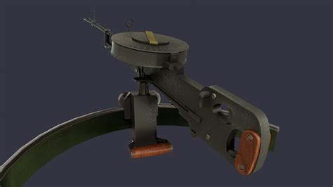3d Vickers K Machine Gun Model Turbosquid 1591640
