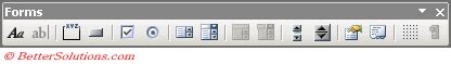 Excel Macros Forms Toolbar