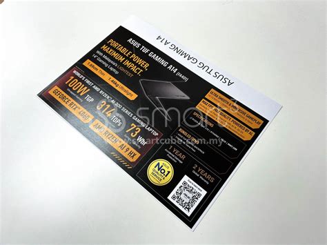 Asus Tuf Gaming A14 Header Printing Shah Alam Selangor Kl Malaysia Agency Services Smart