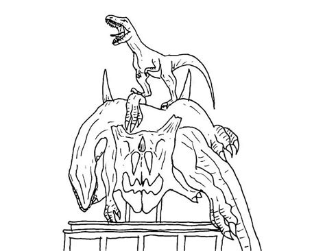 Indoraptor Coloring Page